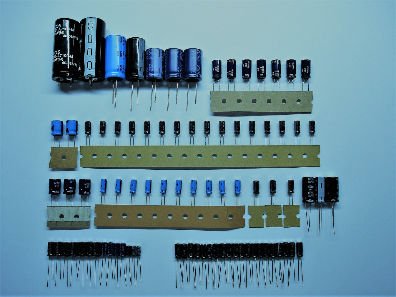 Nakamichi CR4 E tape deck capacitor set complete for recap and repair ...